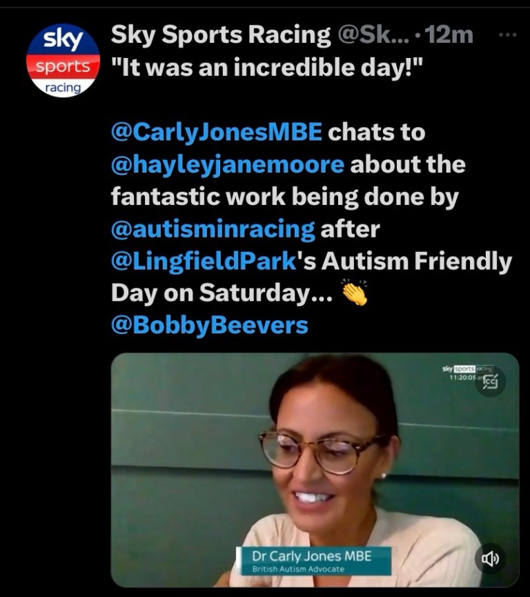 British Autism Advocate Dr Carly Jones MBE